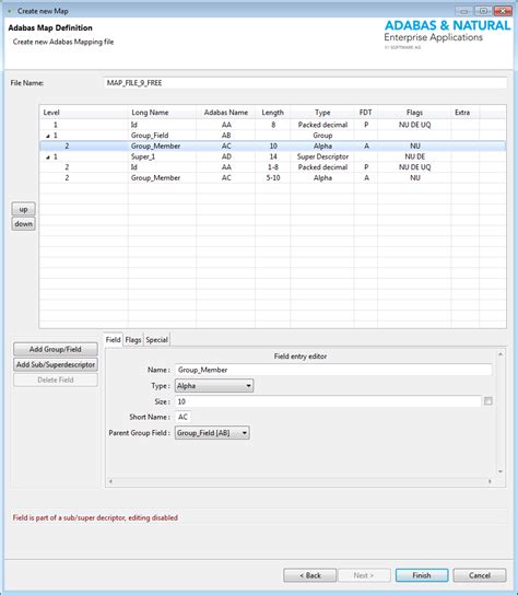 adabas data designer