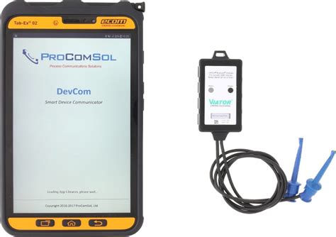 Ecom Tab Ex 02 Dz2 Wifi Hart Rugged Tablet With Hart Communicator Kit For Zone 2 Div 2