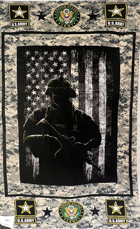 Army Panel Peace By Piece Quilt