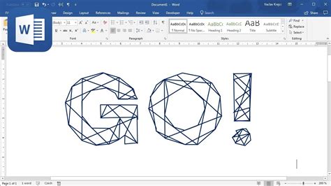 Word Wireframe Text Effect Youtube