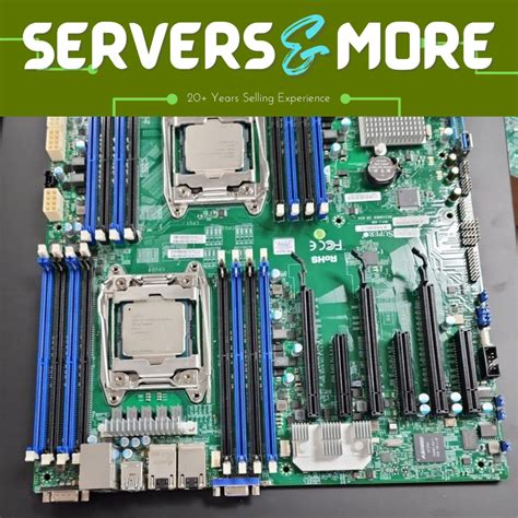 Supermicro X10dri T E Atx Dual Lga 2011 3 Xeon V3 V4 Motherboard 3x16x 2x10gbe For Sale