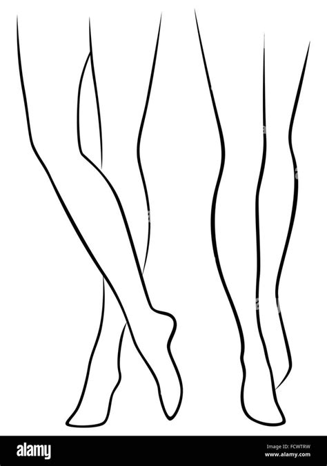 Трафарет ножки - 72 фото