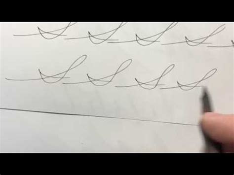 How To Write The Cursive Capital S YouTube