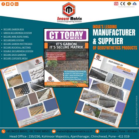 Secure Matrix Constro Engineering Solutions On Linkedin Gabion Manufacturer