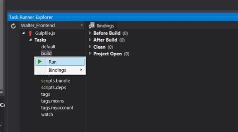 Run Default Gulp Tasks In Visual Studio 2015 Andreas Plahn Blog