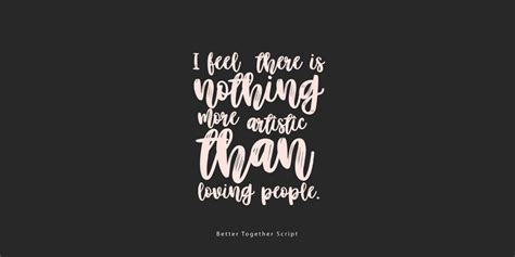 Better Together Script Font