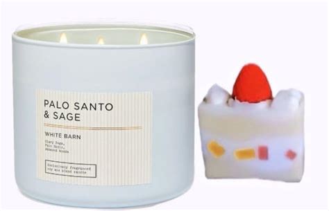 Palo Santo And Sage White Barn Bath Body Work 3 Wick