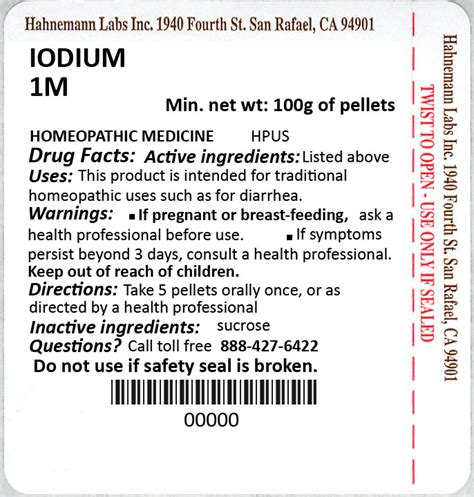 Iodium 1m 100g