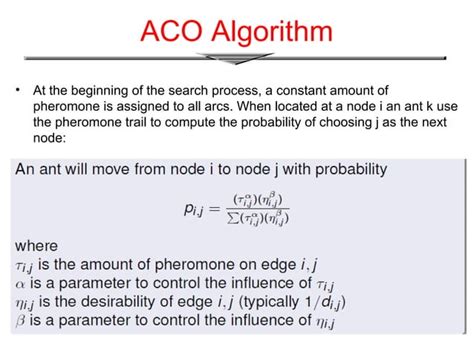 Ant Colony Optimization Aco Ppt