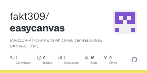 GitHub Fakt Easycanvas JAVASCRIPT Library With Which You Can Easily Draw CANVAS HTML