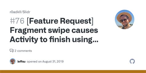 Feature Request Fragment Swipe Causes Activity To Finish Using Jetpack Navigation Issue