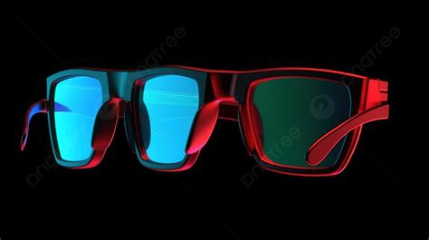 빨간색의 가상 안경 프로토타입 입체 안경 격리 된 벽의 3d 렌더링 고화질 사진 사진 배경 일러스트 및 사진 무료 다운로드 Pngtree
