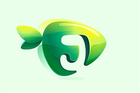 환경 친화적 인 J 문자 이니셜 삼각형 화살표 모양에서 잘라낸 3d 사실적인 아이콘 수채화 스타일의 녹색 잎이 있는 숲 에코 로고 3차원 형태에 대한 스톡 벡터 아트 및