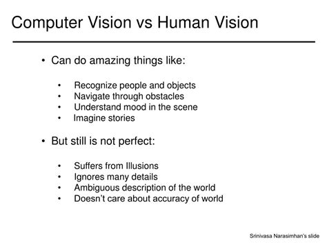 Ppt Computer Vision Interpretation Of Images With Human Perception
