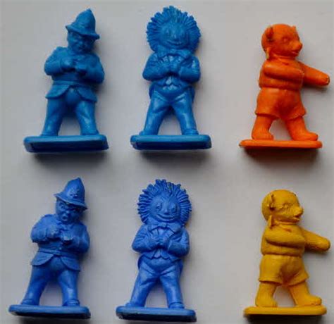 1962 Noddy And Friends Figures Issued With Kelloggs Ricicles