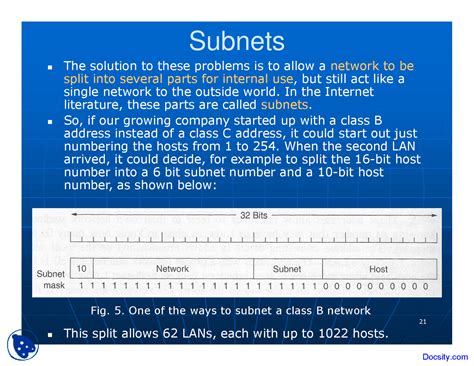 Subnets E Commerce Lecture Slides Docsity
