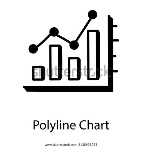 Gráfico De Polilínea En Diseño De Vector De Stock Libre De Regalías 2138938093 Shutterstock