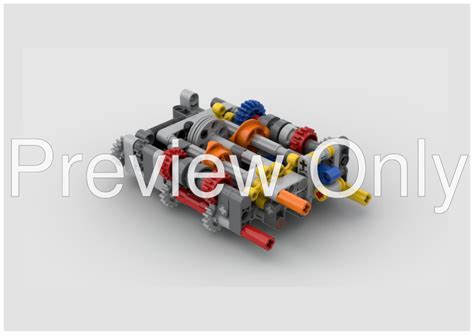 Lego Moc 6 Speed Sequential Gearbox By Whathetech Rebrickable Build