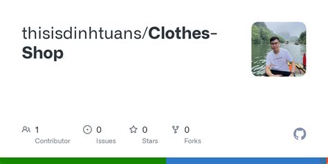GitHub Thisisdinhtuans Clothes Shop