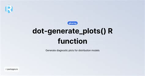 Dot Generateplots R Function From Gkwreg R Packages