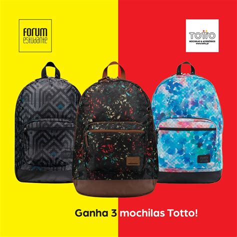 Passatempo Ganha 3 Mochilas Totto
