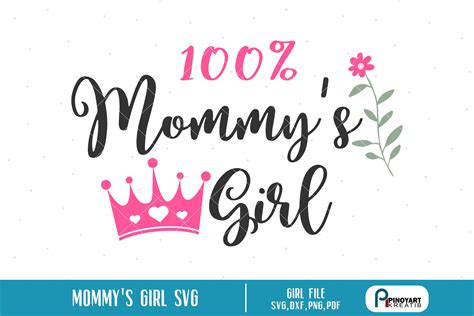 Mommys Girl Graphic By Pinoyartkreatib · Creative Fabrica