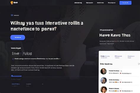 Premium Photo Interactive Polls