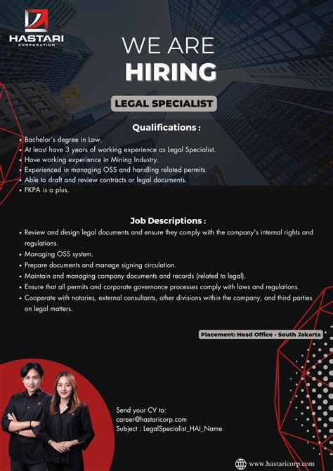 ayu ramadhani on linkedin hiring legal legalspecialist law mining