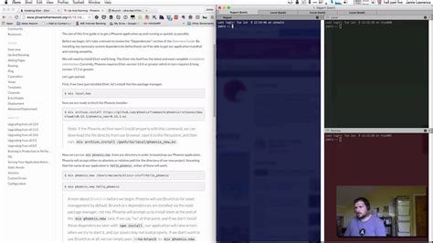 installing elixir and phoenix youtube