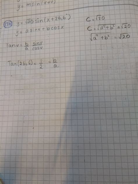 Yasinx Bcosx Matematikmatte 4trigonometri Pluggakuten