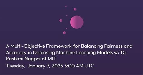A Multi Objective Framework For Balancing Fairness And Accuracy In Debiasing Machine Learning