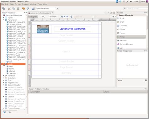 Membuat Laporan Dengan Parameter Di Ireport Mari Berbagi
