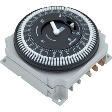Replacement Timer Grasslin Spdt Panel Mount 115v Woverride 7day