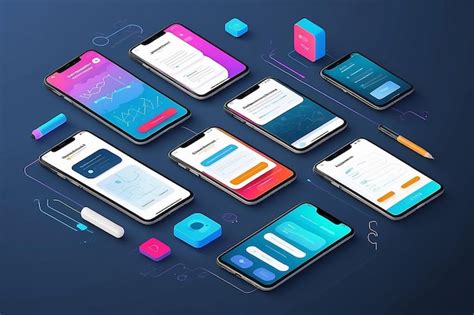 Premium Photo Toolkituiux Scene Creator Mobile Application Design Smartphone Mockup