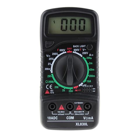 Xl830l Digital Multimeter Esr Meter Testers Automotive Electrical Dmm Transistor Peak Tester
