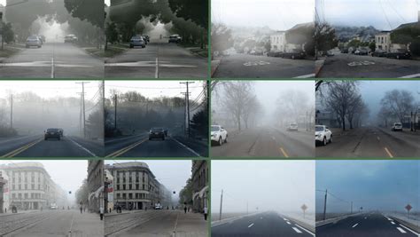 Visual Dehazing Results On Natural Foggy Images In Foggy Driving