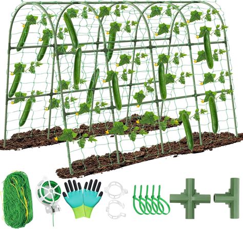 Cucumber Trellis For Raised Bed Large Size Garden Arch Trellis For