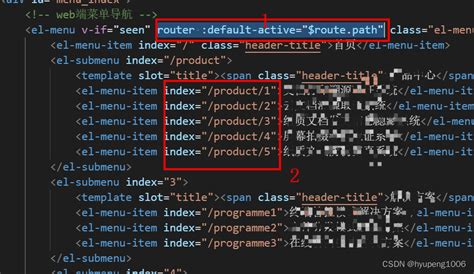vue elementui menu导航菜单根据路由变化选中对应项 el menu 根据路由回显 csdn博客