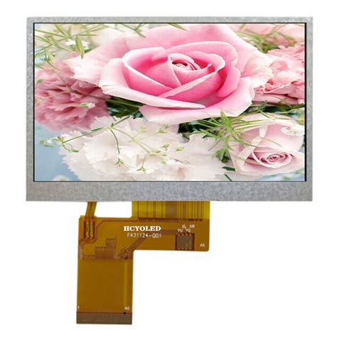 High Performance 4 3inch 480X272 Pixels Multi Color Connector TFT LCD Display LCD Screen LCD