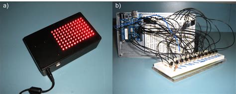 A The Functional LED Array Used In Irradiating MG Cells