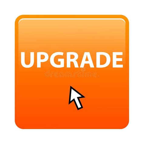 Upgrade Button Stock Vector Illustration Of Decision 199146867