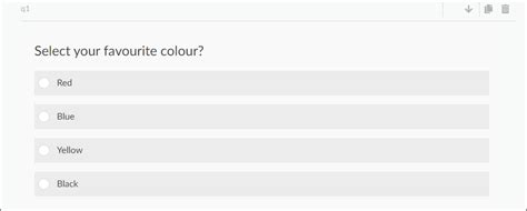 placeholder retrieving selected answer in question survalyzer help