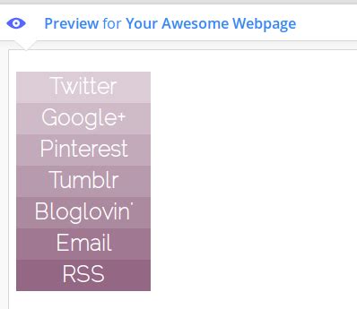 Code It Pretty Ombre Social Media Buttons The HTML And CSS