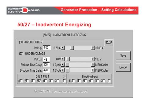 Generator Protection Calculations Settings Pdf Consumer Electronics