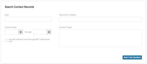Search For Contact Records Memberclicks Trade