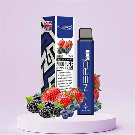 Nerd Square 5000 Puffs Disposable Vape With Long Lasting Capacity Puff Dady Vape Shop