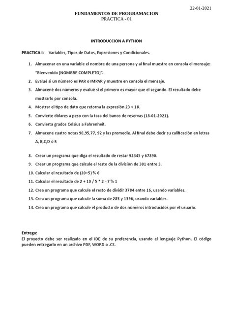 practica 01 python pdf informática