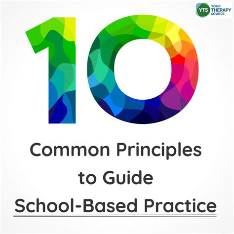 10 Common Principles To Guide School Based Practice Your Therapy Source