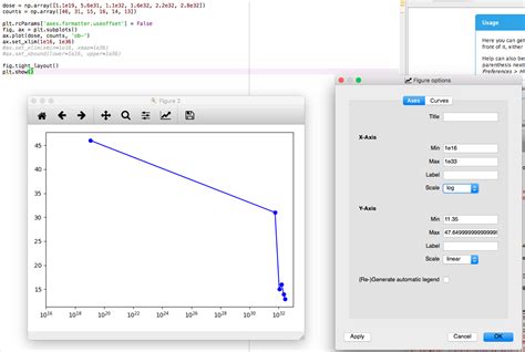 Python Axis Scale Will Not Change With Matplotlib Stack Overflow