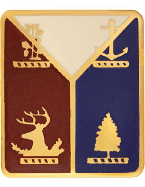 143rd Support Group Area Unit Crest Military Depot